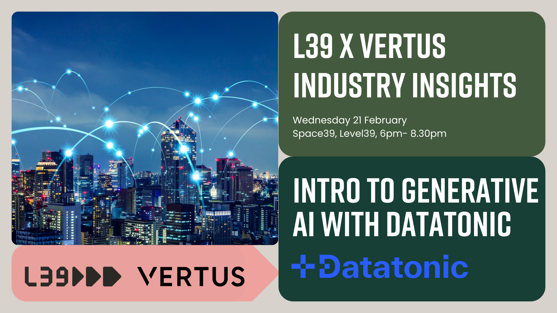 Intro to Gen AI with Datatonic - Level39 - Level39