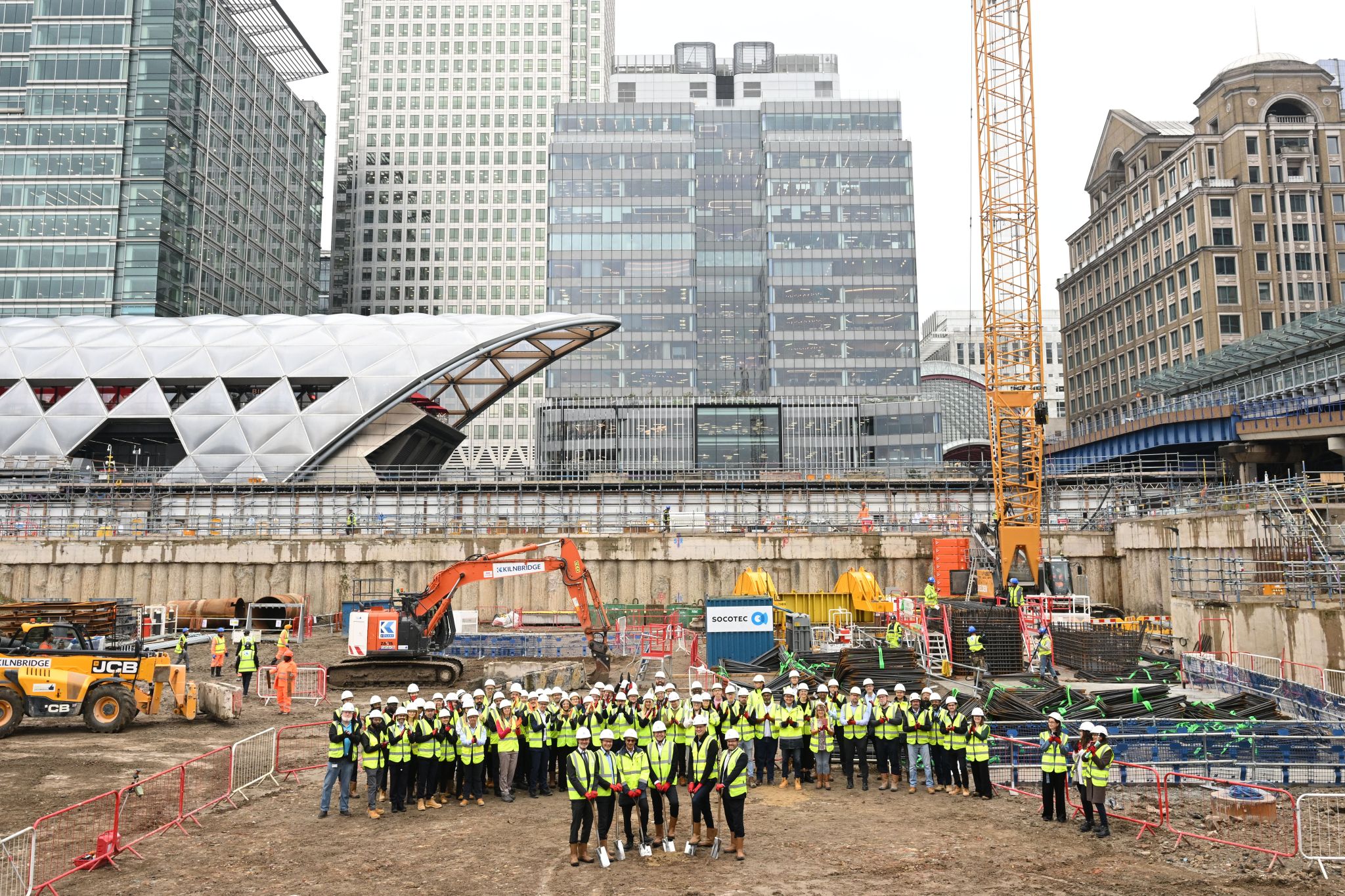 Construction Begins on Europe's Tallest Lab | Level39