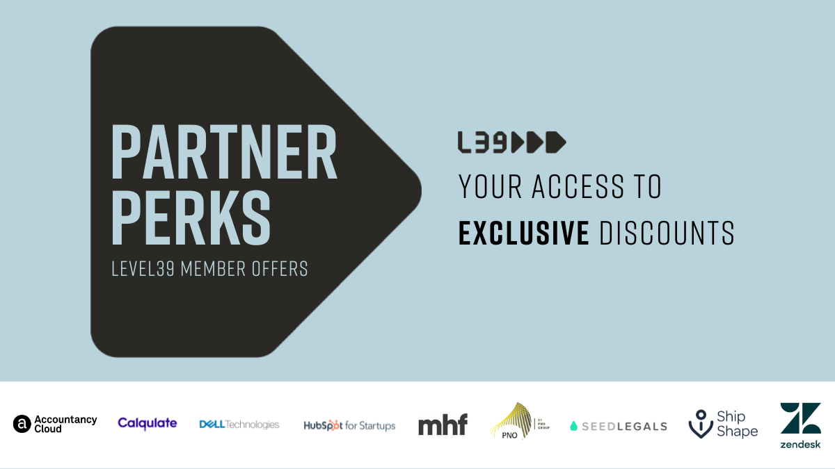 Partner Perks - Level39 Member Offers - Level39